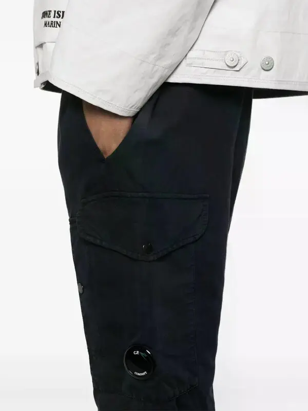 C.P. COMPANY Tapered Cargo Trousers - Blue