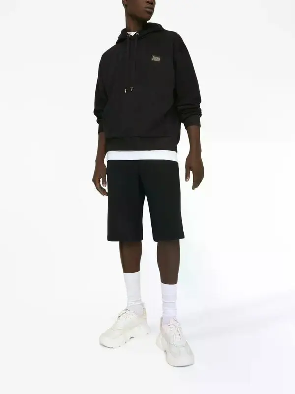 Dolce & Gabbana Logo-tag Track Shorts - Blue