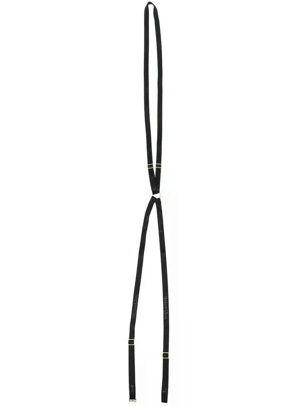MAISON CLOSE Signature Logo-print Harness - Black