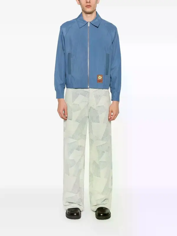 Maison Kitsuné Floating Flower-patch Bomber Jacket