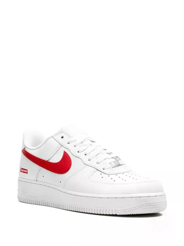 Nike X Supreme Air Force 1 Low Shanghai Sneakers - White