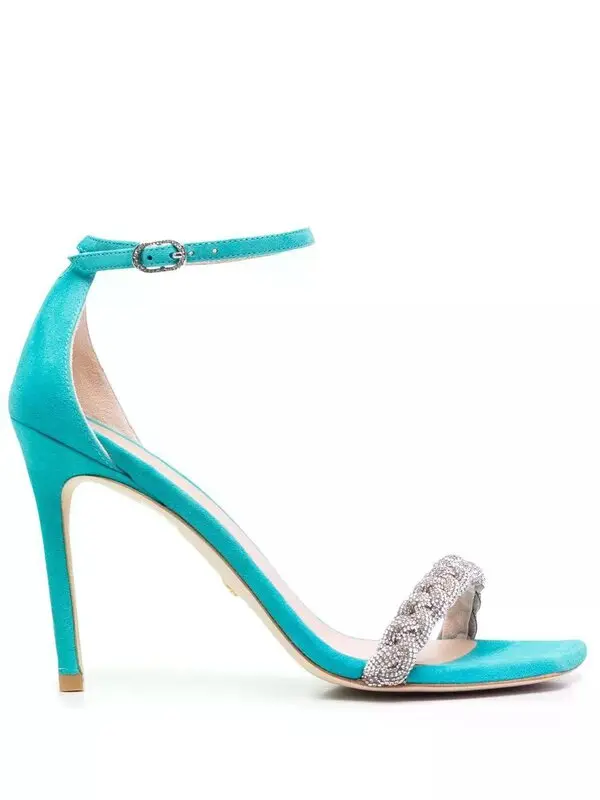 STUART WEITZMAN Sue 100mm Braided-strap Sandals