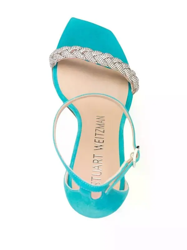 STUART WEITZMAN Sue 100mm Braided-strap Sandals