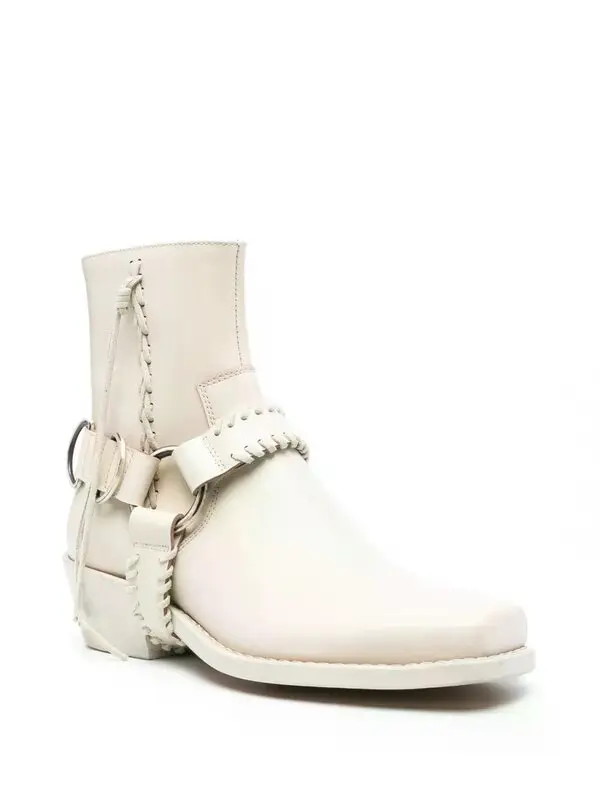 BUTTERO® Dalton 45mm Biker Boots - Neutrals