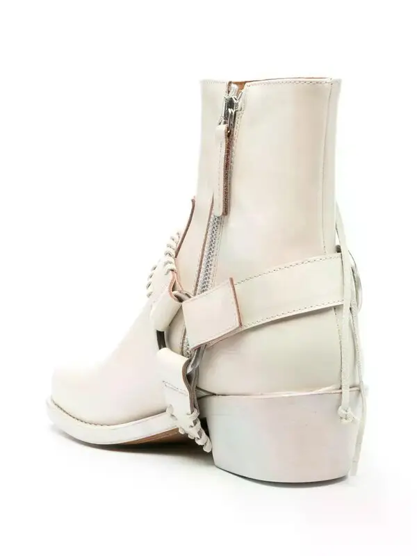BUTTERO® Dalton 45mm Biker Boots - Neutrals