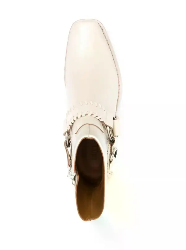 BUTTERO® Dalton 45mm Biker Boots - Neutrals