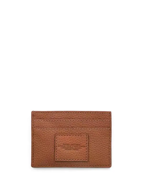 Marc Jacobs The Card Case Leather Card Holder - Brown