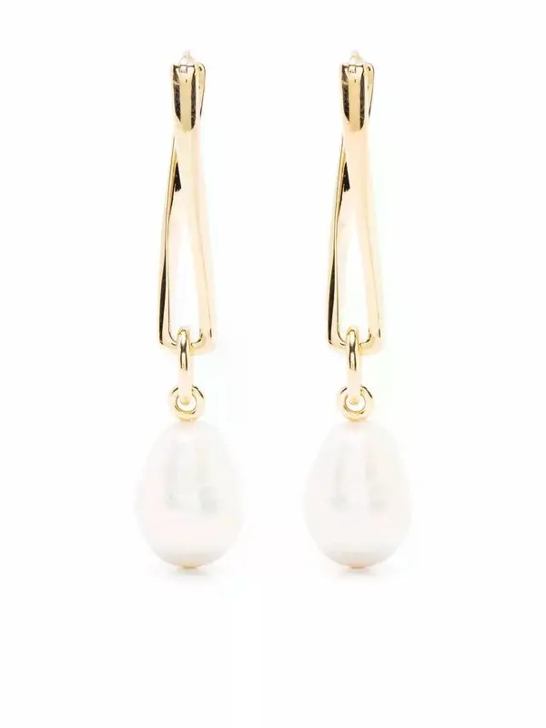 MISSOMA Baroque Pearl-twist Drop Earrings - Gold