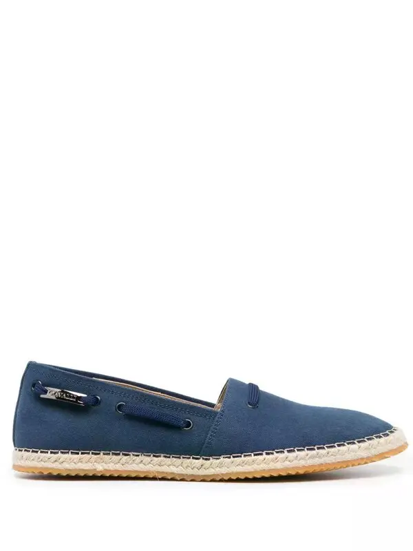 Roberto Cavalli Almond-toe Flat Espadrilles - Blue