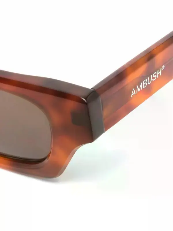 AMBUSH Ray Square-frame Sunglasses - Brown
