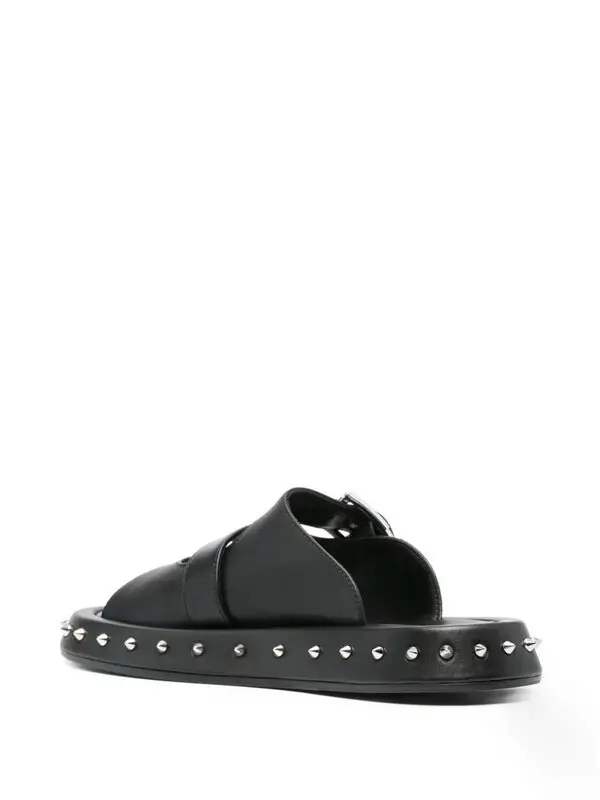 Alexander McQueen Buckle Leather Sandals