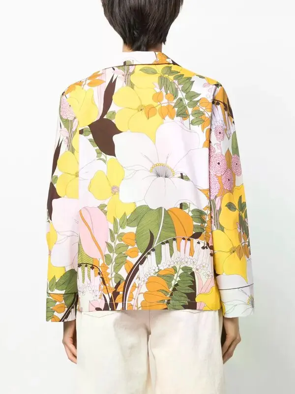 La DoubleJ Hammock Floral-print Cotton Shirt