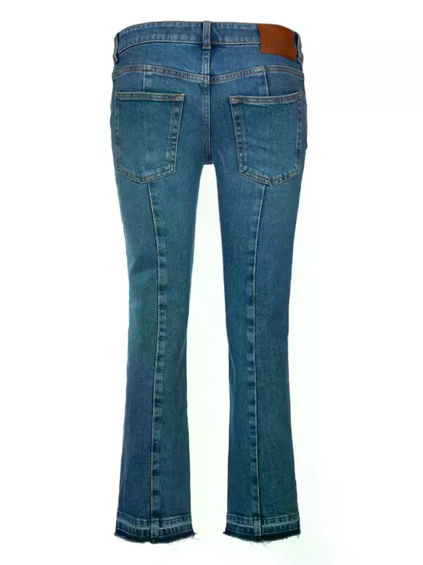 Alexander McQueen Logo-patch Flared Jeans