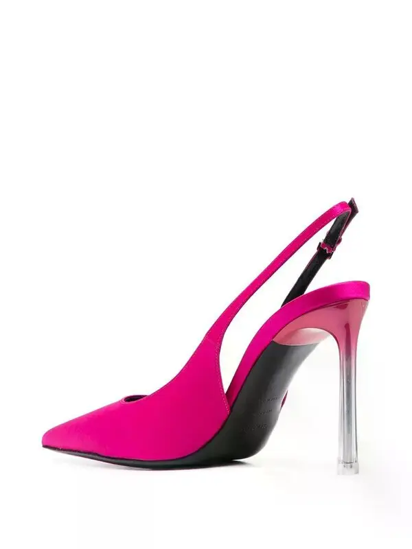 SERGIO ROSSI Slingback Leather Pumps