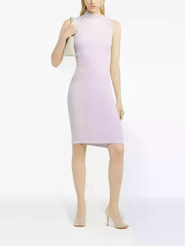 COURREGES Draped Mini Dress - Pink