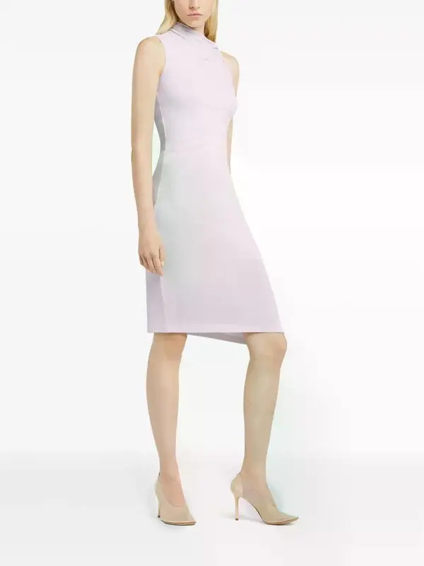 COURREGES Draped Mini Dress - Pink