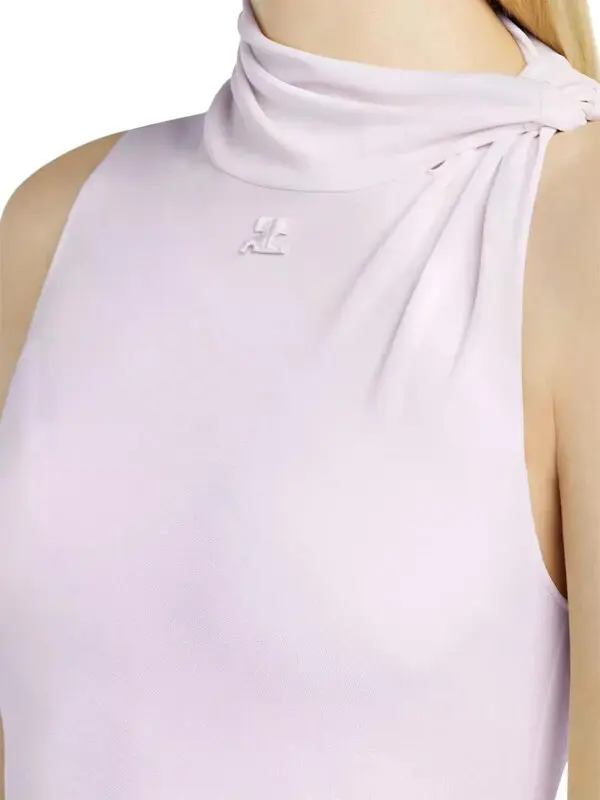 COURREGES Draped Mini Dress - Pink