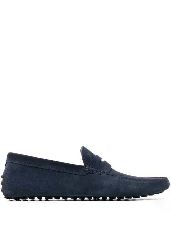 TOD'S Gommino Stud-sole Loafers - Blue