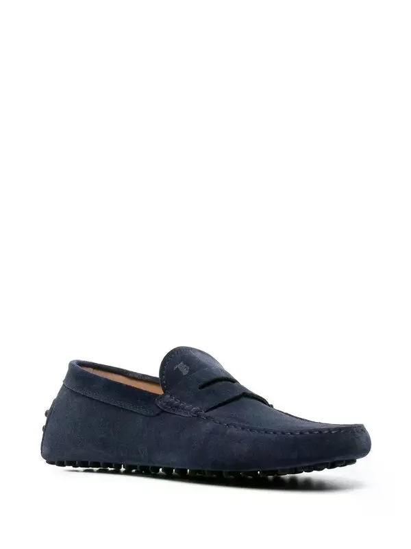 TOD'S Gommino Stud-sole Loafers - Blue