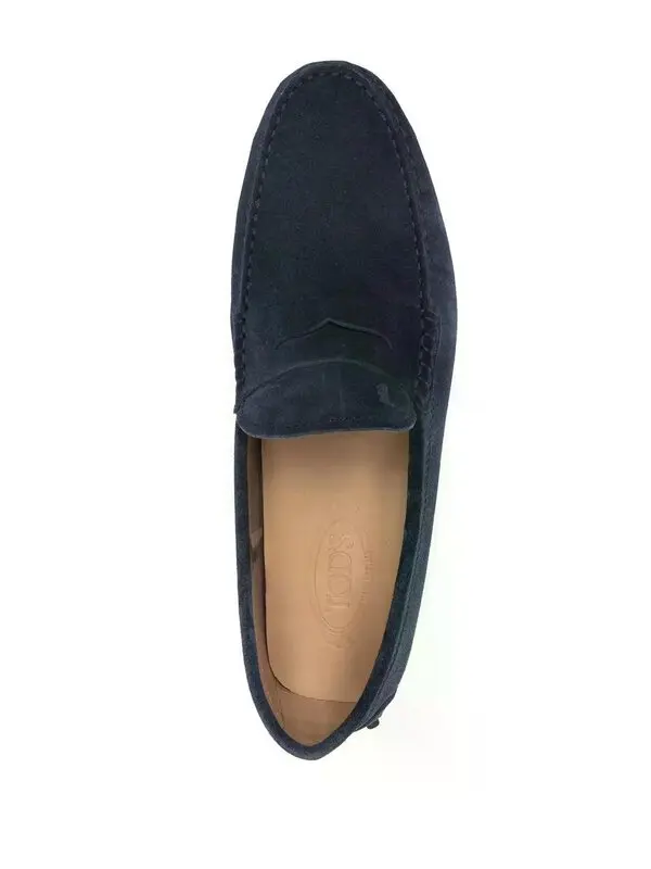 TOD'S Gommino Stud-sole Loafers - Blue