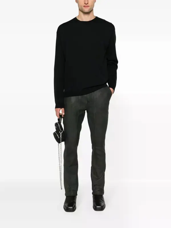 COURREGES Button-fastening Shoulder Fine-knit Jumper