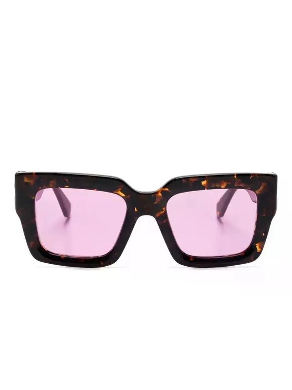 Off-White Square-frame Sunglasses - Brown