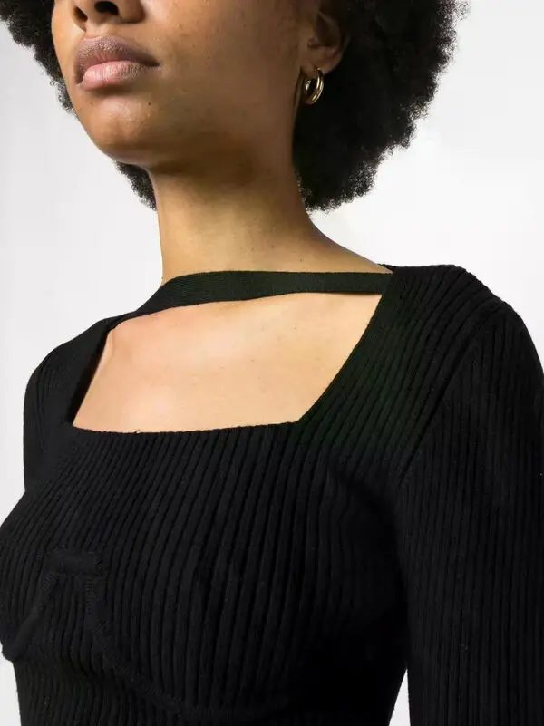 PATOU Long-sleeve Knitted Top