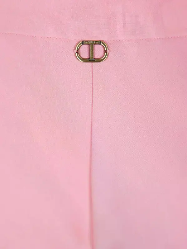 TWINSET Straight-leg Trousers - Pink