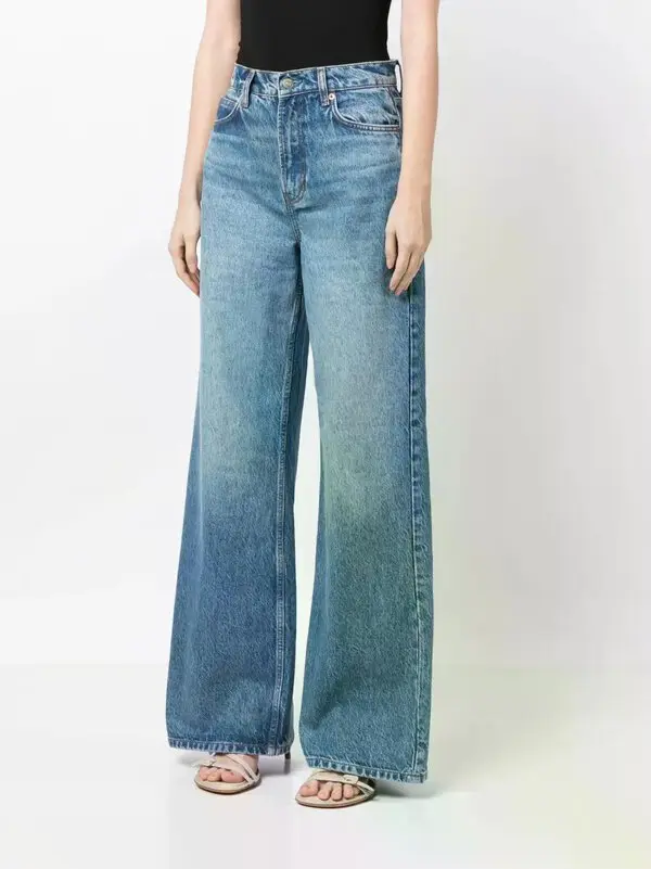 REFORMATION Cary High-rise Wide-leg Jeans