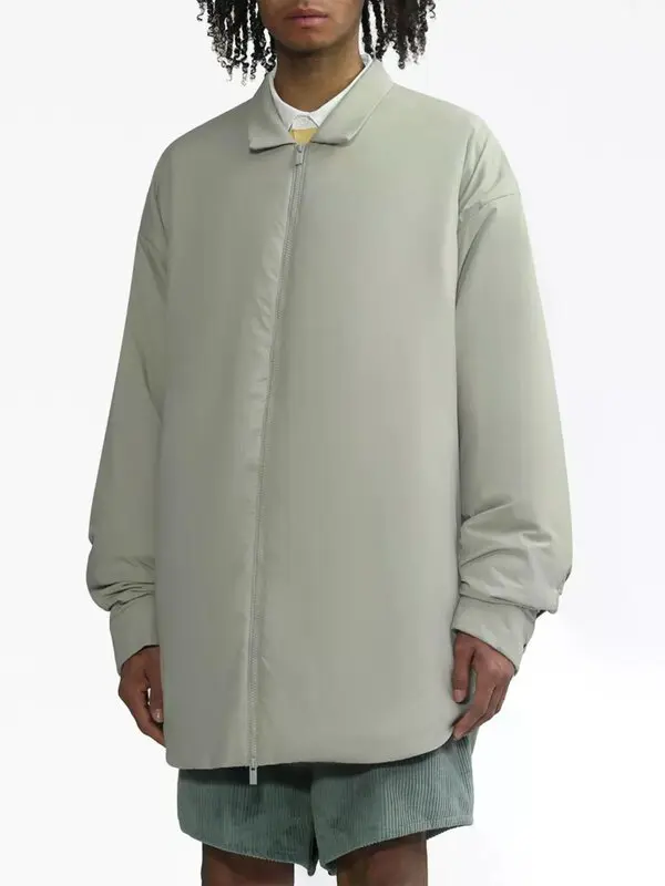 Fear Of God Logo-print Padded Shirt Jacket - Grey