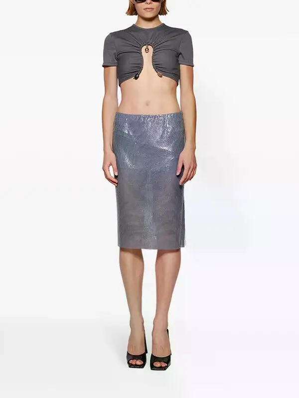 Christopher Esber Viva Mesh Midi Skirt