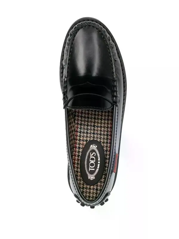 TOD'S Penny-slot Leather Loafers