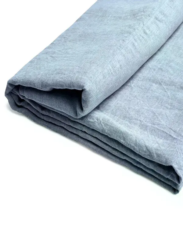 ONCE MILANO Rectangular Linen Tablecloth - Blue