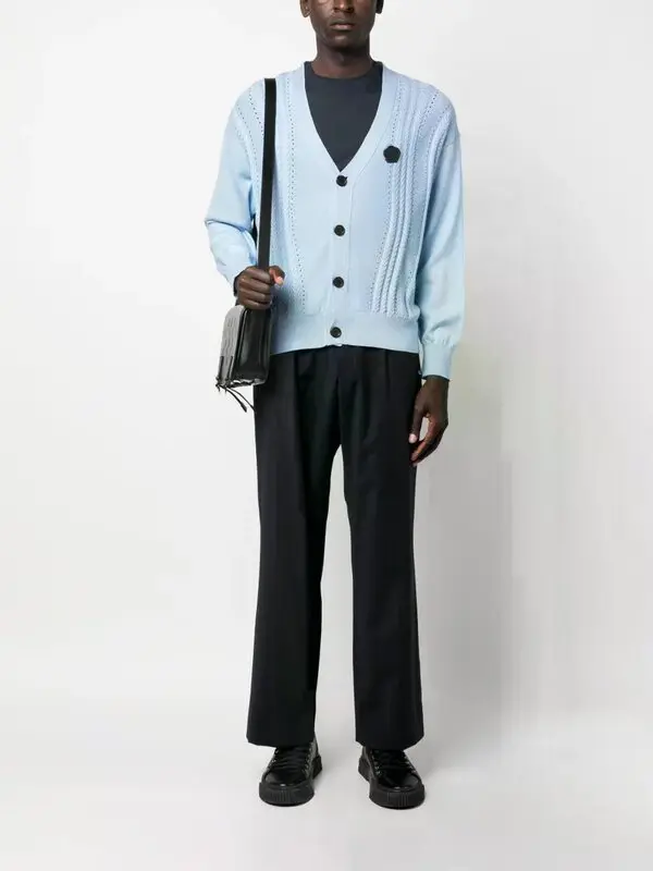 Viktor & Rolf Cotton Cable-knit Cardigan