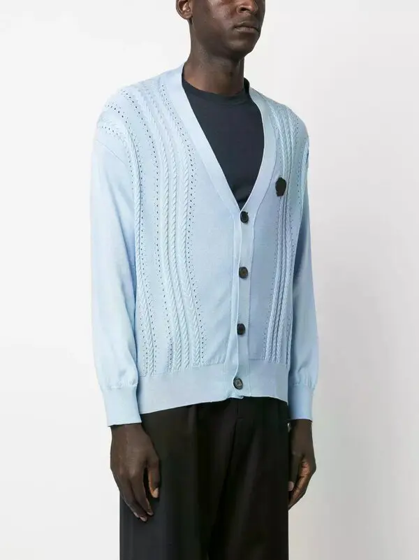 Viktor & Rolf Cotton Cable-knit Cardigan