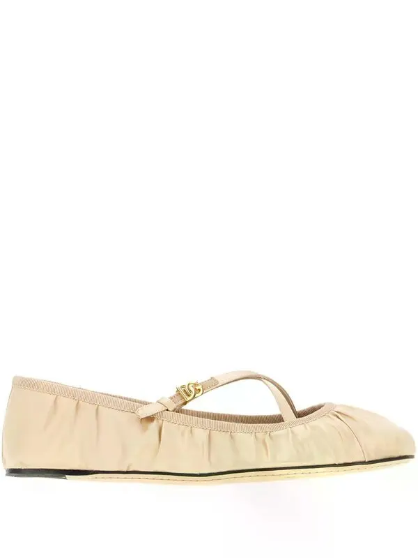 Dolce & Gabbana Leather Ballerina Shoes