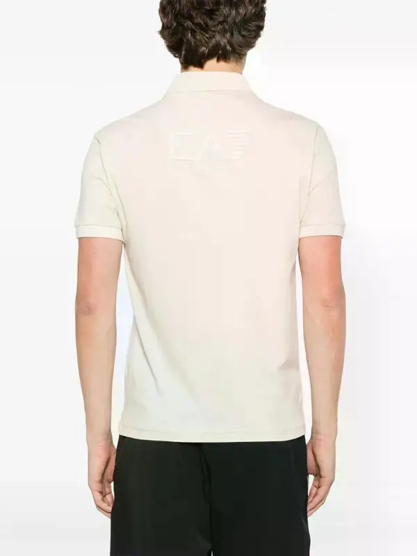 EA7 Raised-logo Polo Shirt