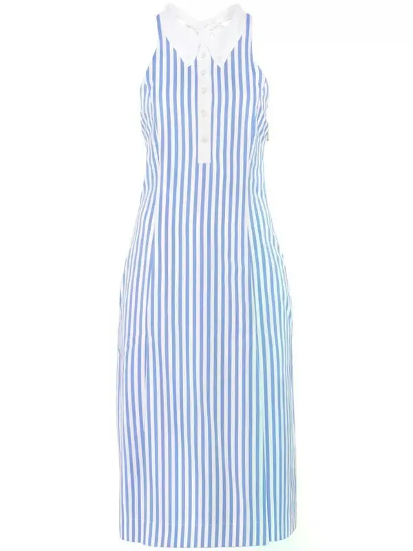 Thom Browne Striped Midi Dress