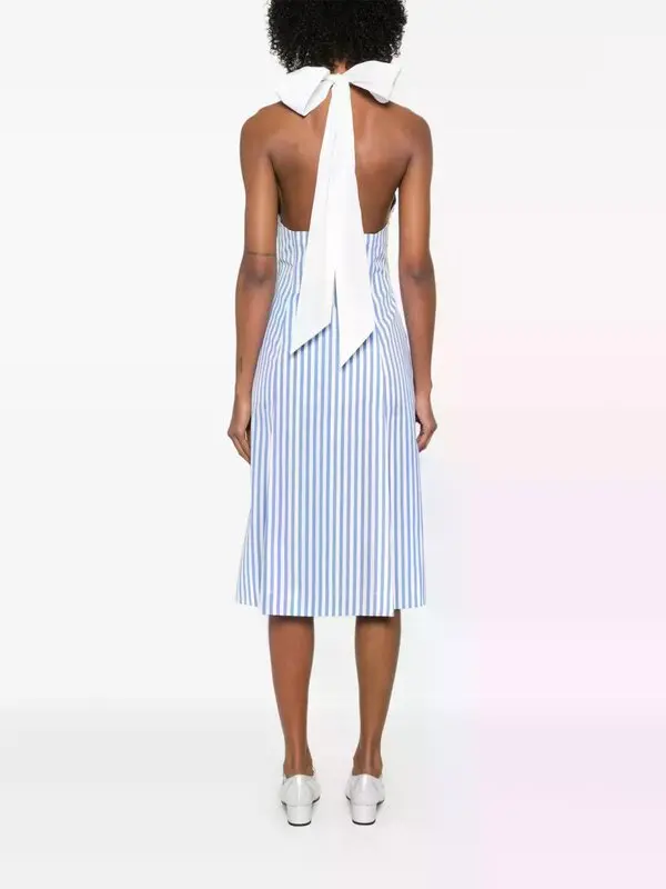Thom Browne Striped Midi Dress