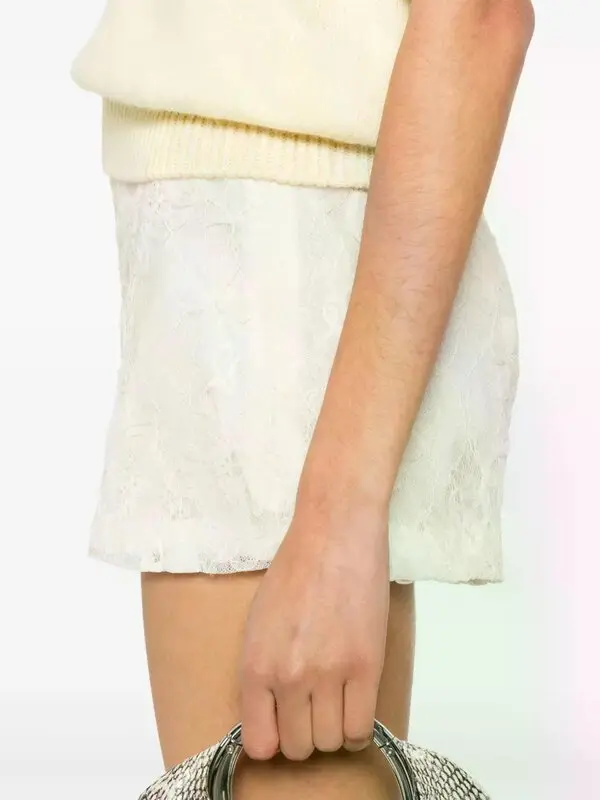 Vivetta Lace Shorts - Neutrals