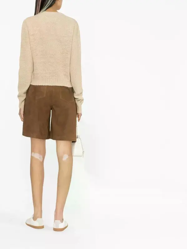 MAISON MARGIELA V-neck Basket-weave Jumper