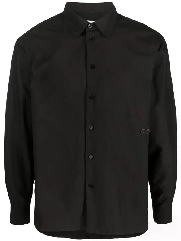 SOULLAND Logo-patch Plain Shirt