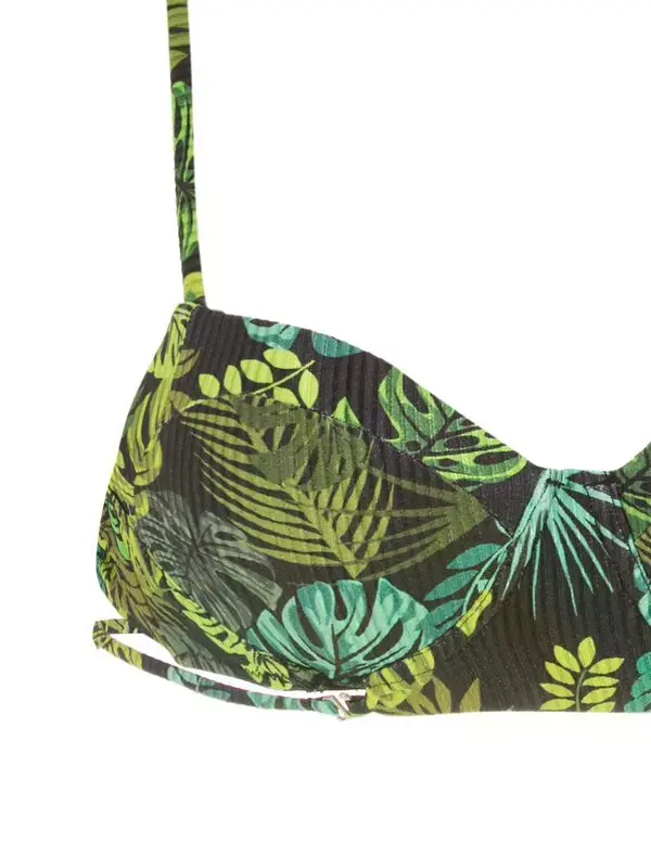 AMIR SLAMA Tropical Print Bikini