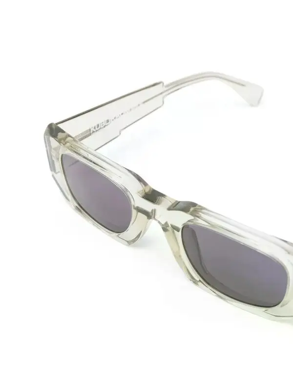 KUBORAUM Rectangle-frame Tinted Sunglasses - Green