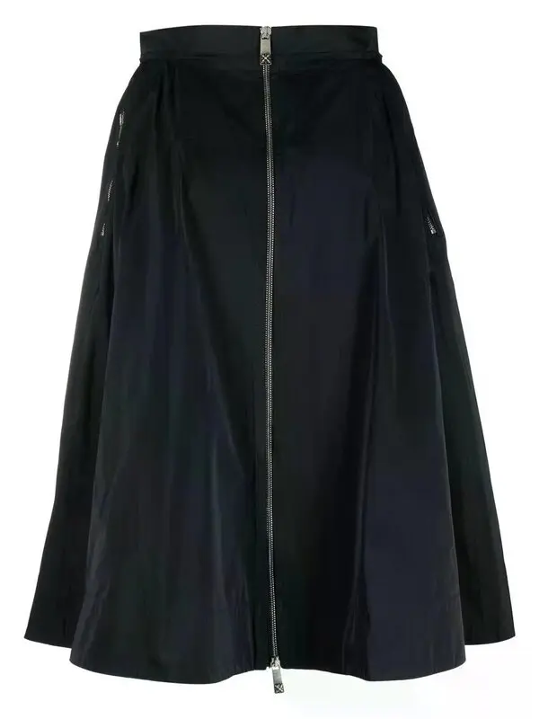 John Richmond A-line Midi Skirt With Front Zip