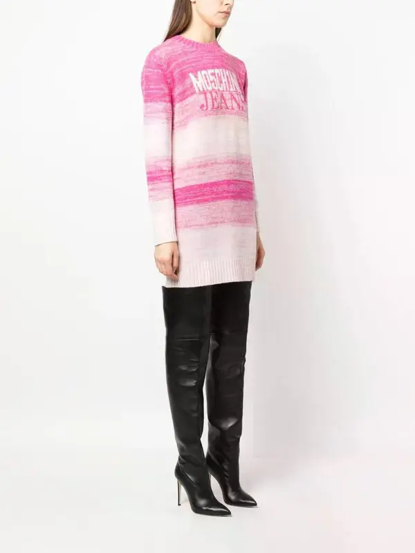 Moschino Logo Intarsia Wool-blend Jumper