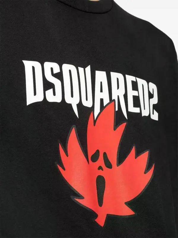 Dsquared2 Ghost Maple Leaf Cool T-shirt