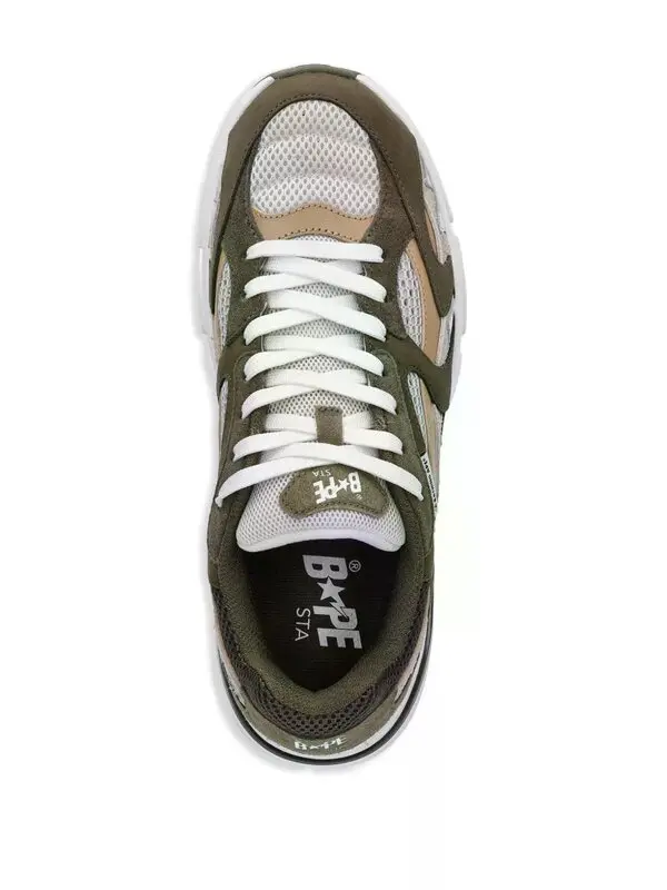 A BATHING APE Shark Sta Sneakers - Green