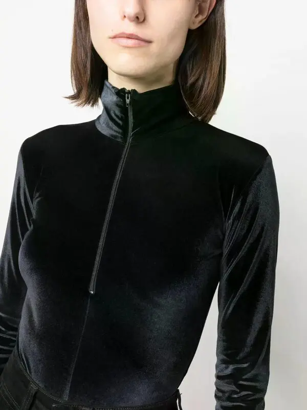 Filippa K Zip-up Velvet Body