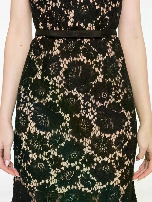 SELF-PORTRAIT Lace Midi Dress